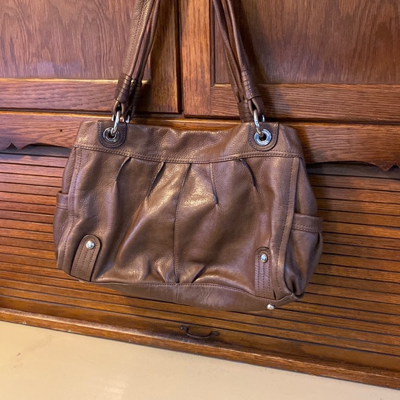 b. makowsky | Bags | B Makowsky Brown Leather Purse Shoulder Bag | Poshmark